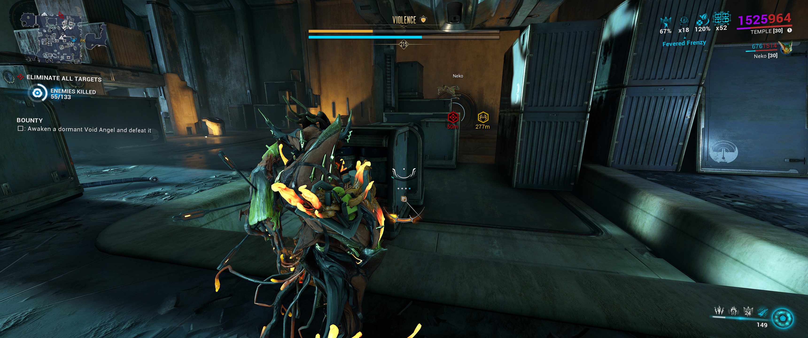 Acolyte Violence's silence completely disarming frames with exalted ...